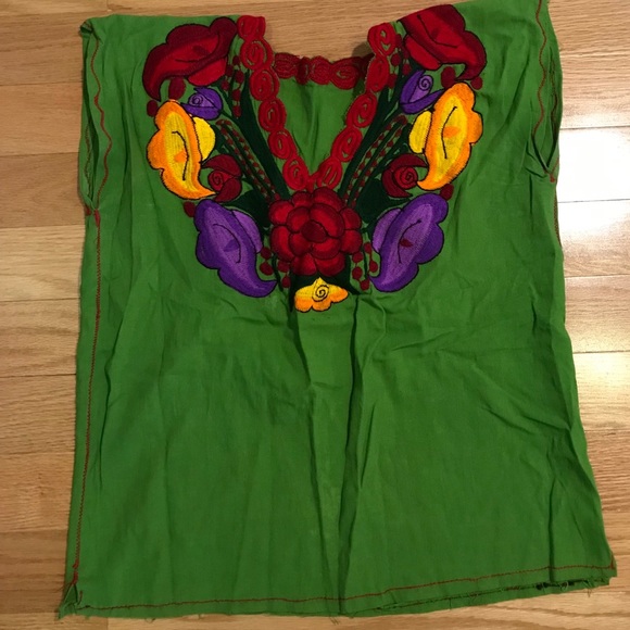 Tops | Authentic Mexican Top W Embroidery | Poshmark